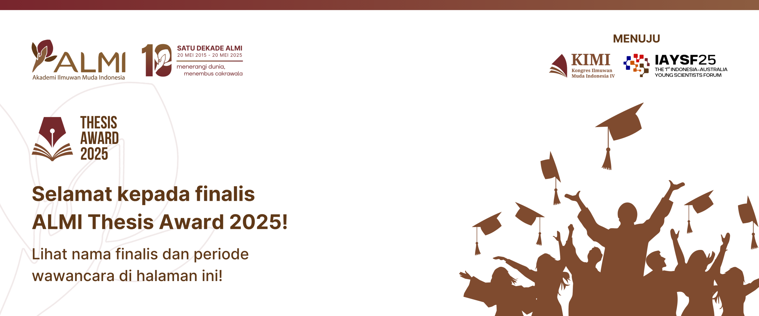 Pengumuman Finalis ALMI Thesis Awards 2025 - ALMI
